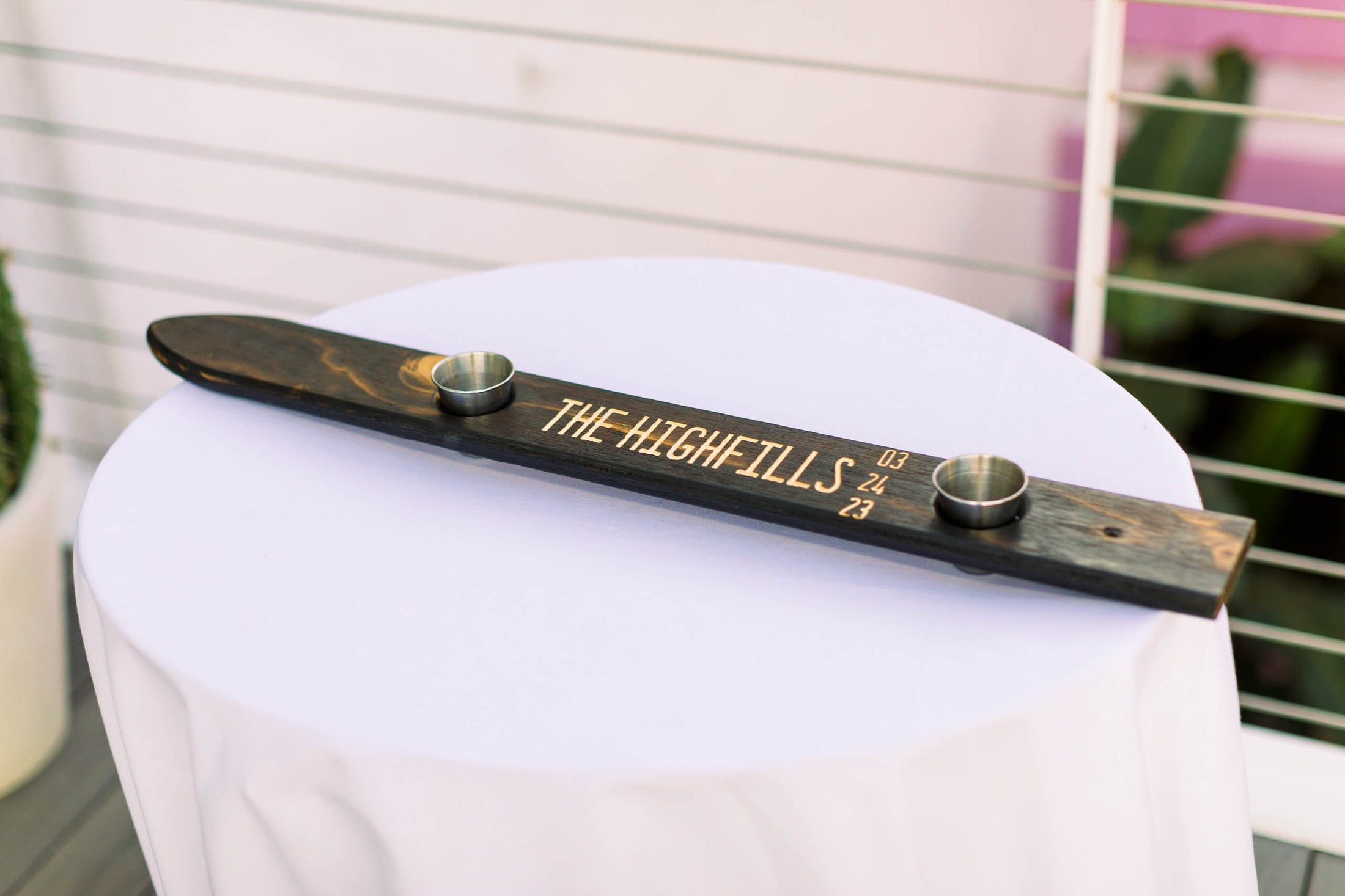 Unveiling Elegance: The Art of Custom Wedding Shots & Shot Skis – THE ...